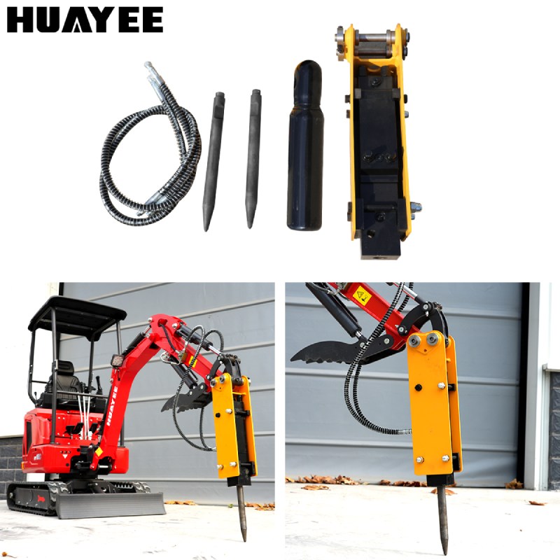 Hydraulic Hammer for 1-1.8 Ton Mini Excavators for Sale | HUAYEE